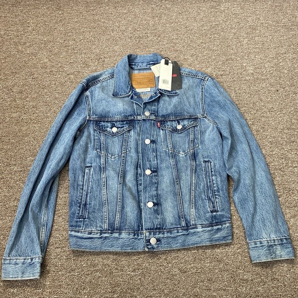 Levi's | Jackets & Coats | Nwt Levis Strauss Cotton Denim Jean Jacket ...